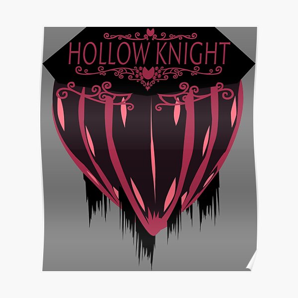 "Hollow Knight: The Nightmare Heart" Poster for Sale by Locke56Design ...