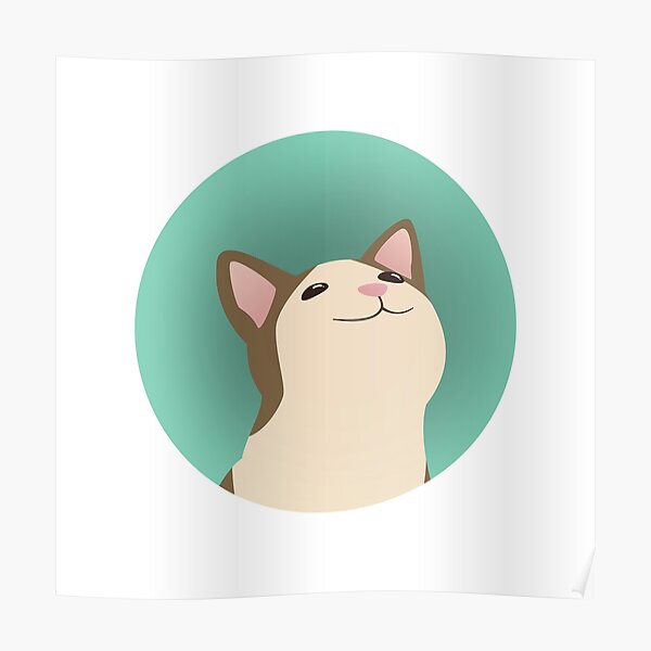 "Happy Popcat" Poster by RimRimm | Redbubble