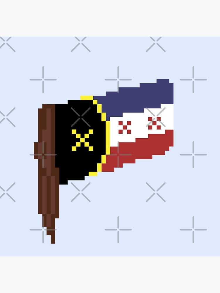 "pixel lmanberg flag dsmp" Canvas Print for Sale by sezalilly | Redbubble