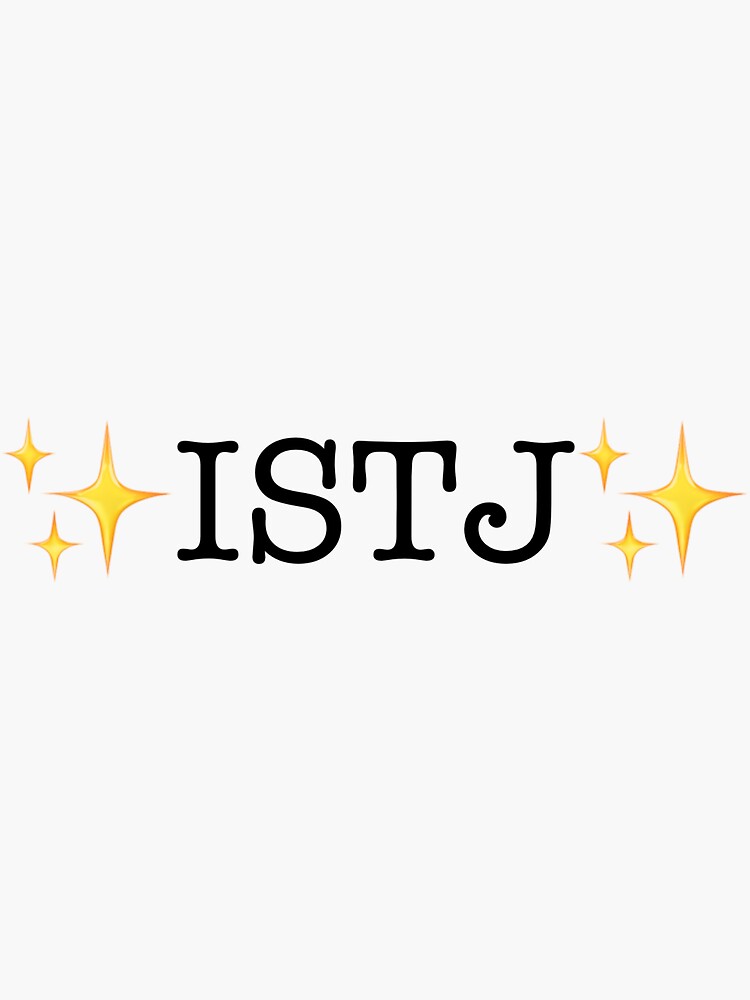 "ISTJ Label" Sticker for Sale by mashasuperstar | Redbubble