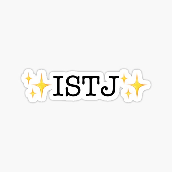 "ISTJ Label" Sticker for Sale by mashasuperstar | Redbubble