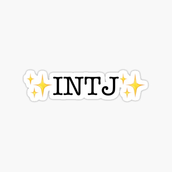"INTJ Label Emoji Star" Sticker for Sale by mashasuperstar | Redbubble