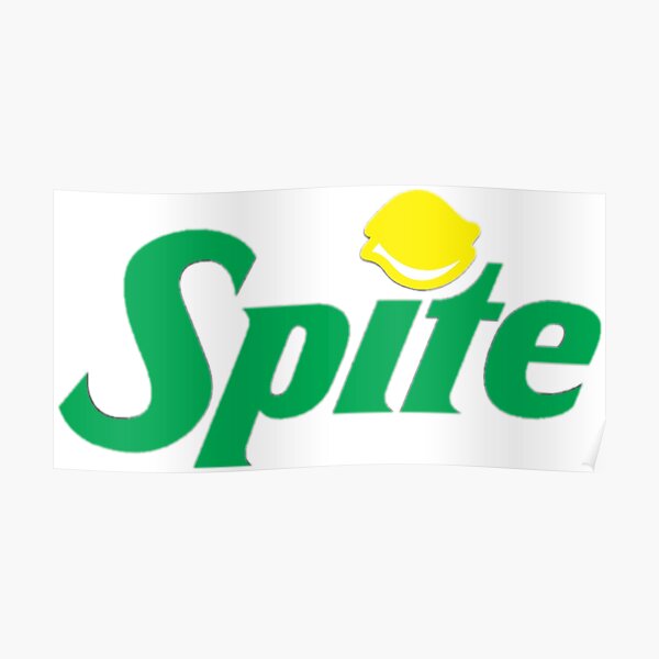 "Spite logo" Poster for Sale by Apex5 | Redbubble