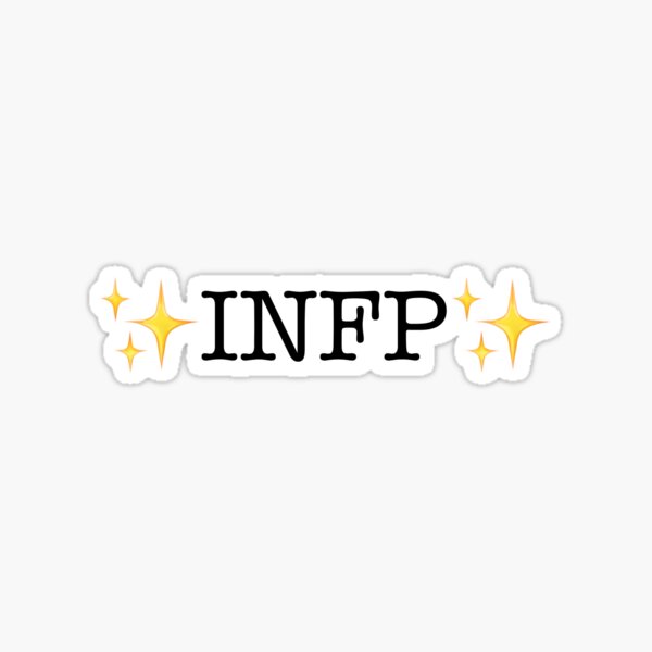 "INFP MBTI personality label" Sticker for Sale by mashasuperstar ...