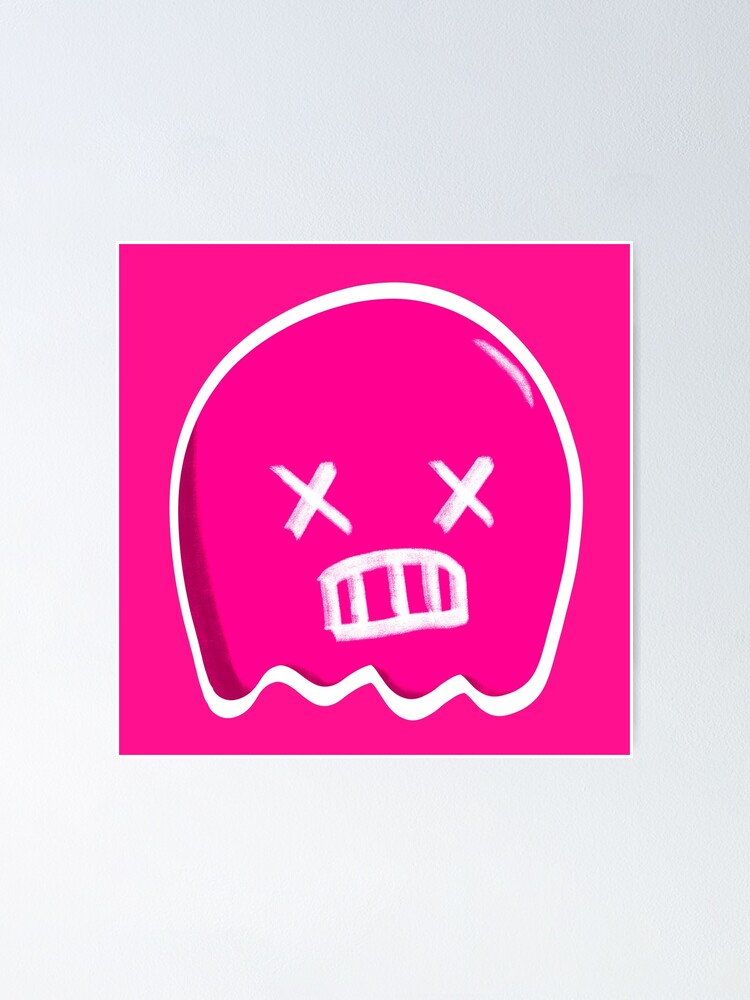 "Game Over Ghost" Poster by Ghostees | Redbubble