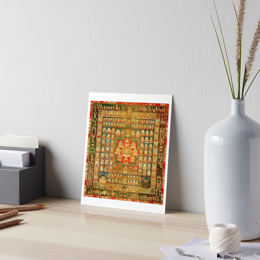 "Buddhist Mandala 63 Womb Realm" Poster for Sale by GuyBlank | Redbubble