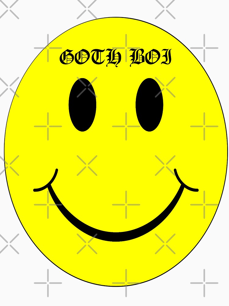 "Lil Goth Boi Big Smiley Sus Emo Boy Peep Rap" T-shirt for Sale by ...