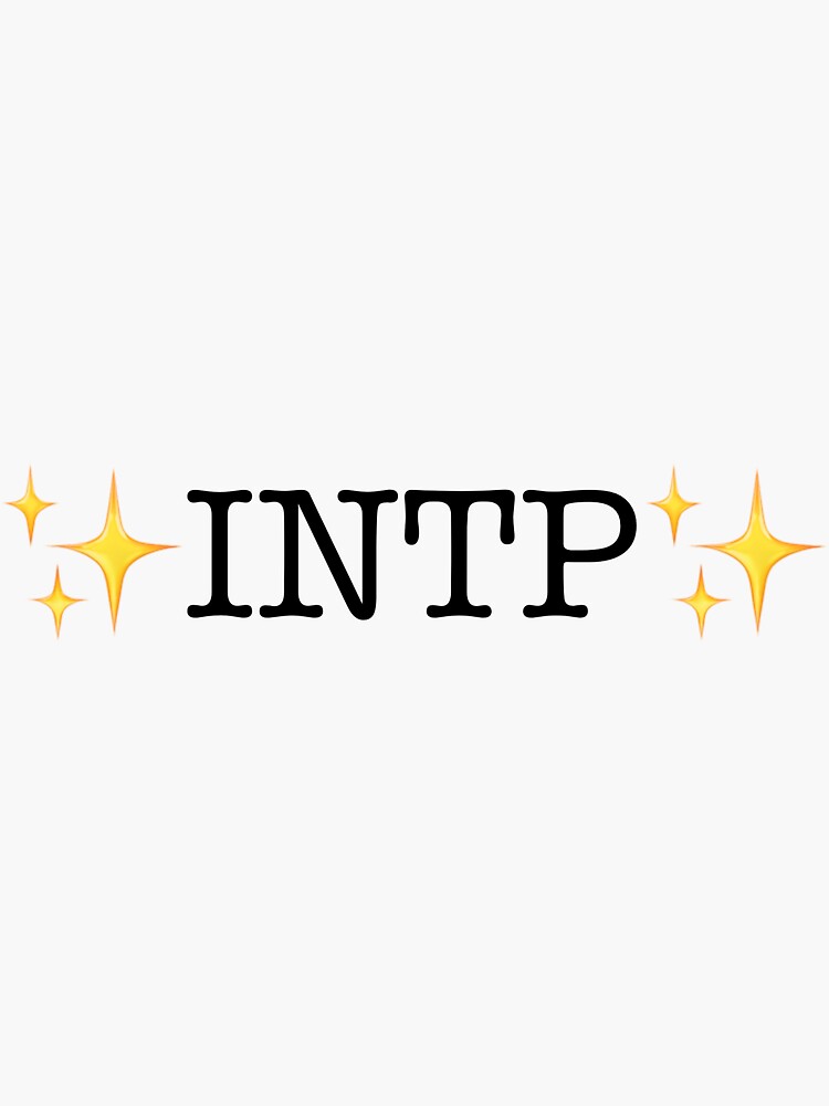 "INTP Label " Sticker for Sale by mashasuperstar | Redbubble