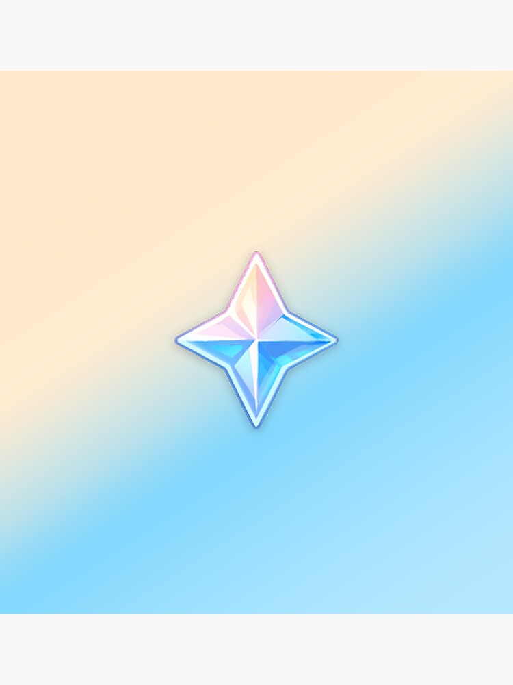 "GENSHIN IMPACT - PRIMOGEM LOGO" Sticker von Tischy-Art | Redbubble