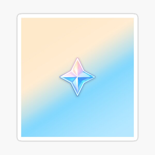 "GENSHIN IMPACT - PRIMOGEM LOGO" Sticker von Tischy-Art | Redbubble