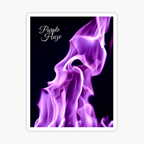 "Purple Haze" Sticker for Sale by TODAY4U | Redbubble