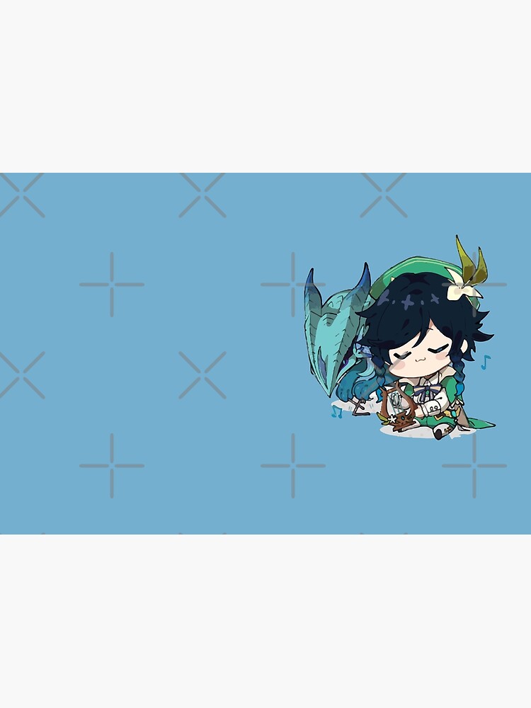 "Genshin Impact - Chibi Venti Playing Music for Dvalin (Stormterror ...