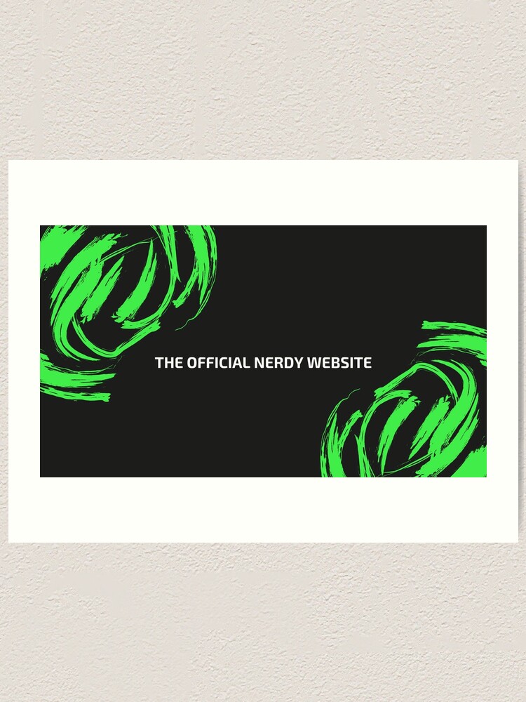 "Nerdy Website Banner Image" Art Print for Sale by Official-Nerd ...