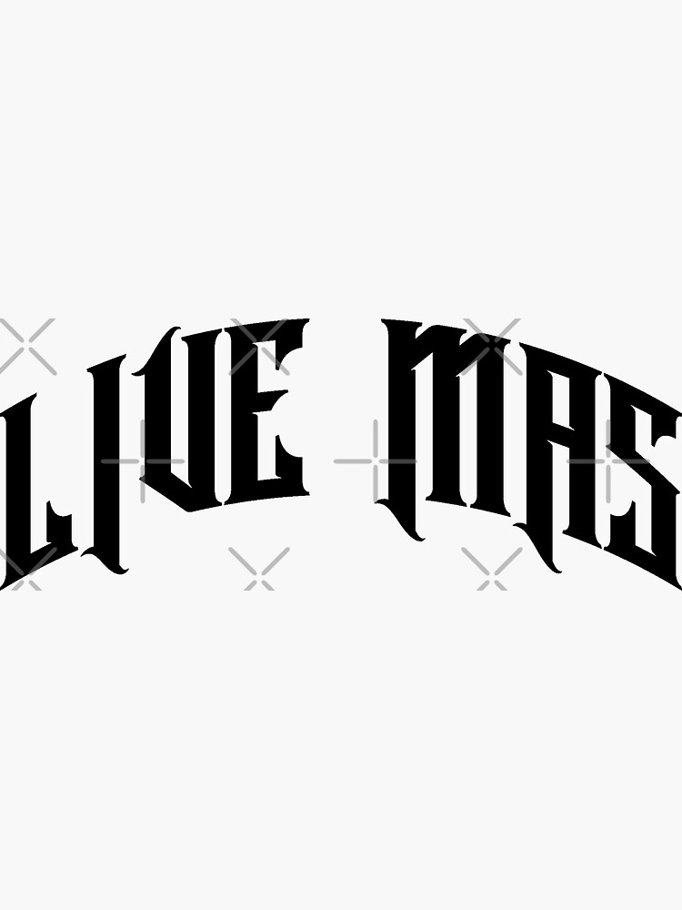 "Ink Master Live Mas" Sticker for Sale by Radishinn | Redbubble