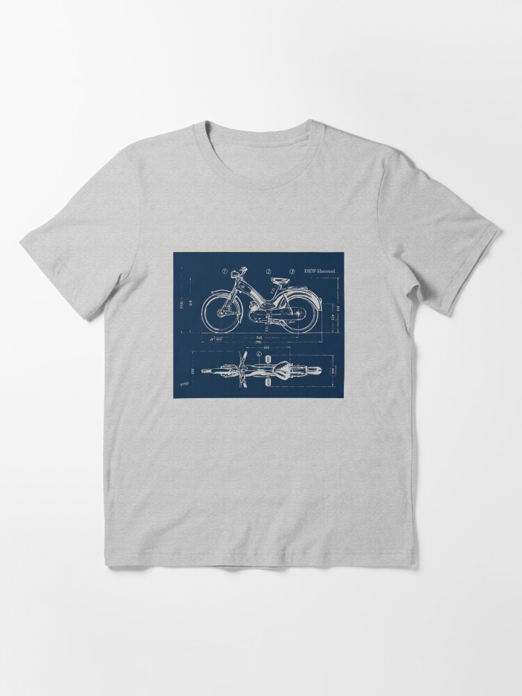 Essential T-Shirt for Sale mit "Vintage Motorrad Blaupause DKW Hummel ...