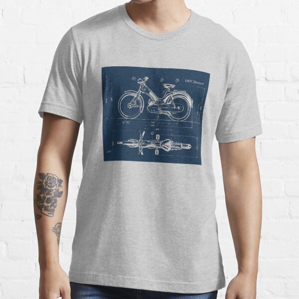 Essential T-Shirt for Sale mit "Vintage Motorrad Blaupause DKW Hummel ...