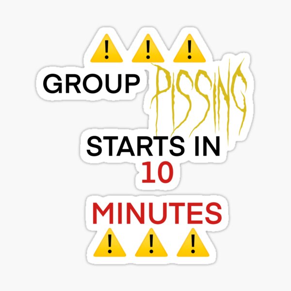 "Piss meme " Sticker for Sale by NuclearQueer | Redbubble