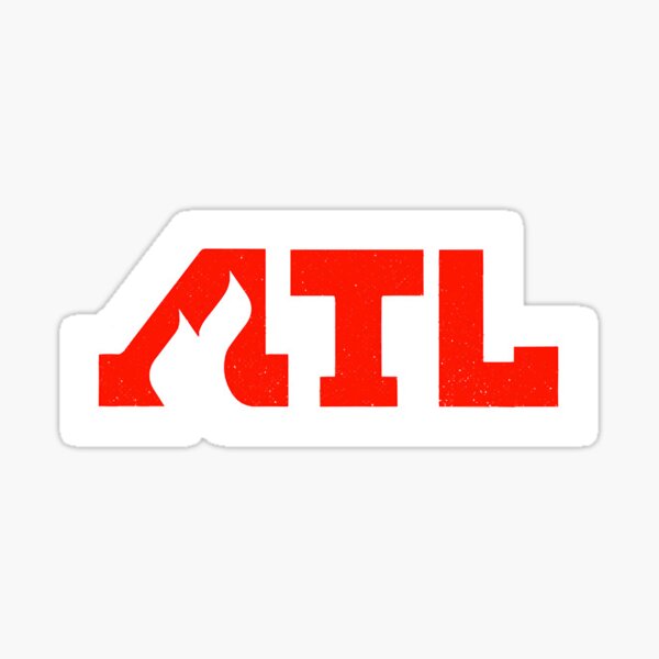 "ATL " Sticker for Sale by BeyonceBuc | Redbubble