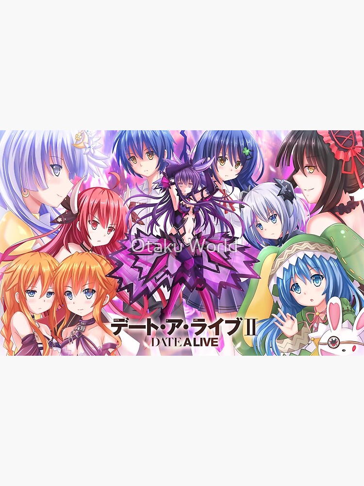 Póster «DATE A LIVE todos los personajes de chicas anime temporada 2 ...
