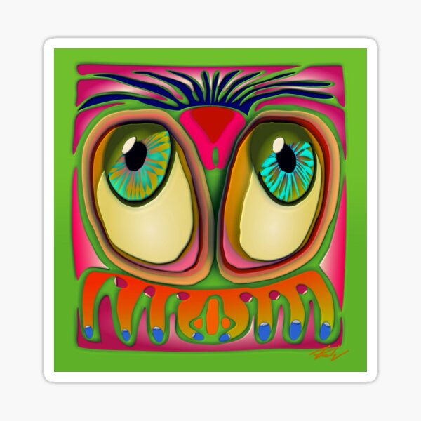 "Bugga" Sticker by Frankarts | Redbubble