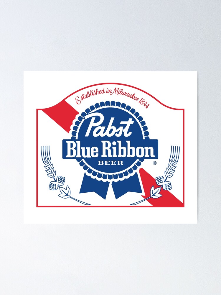 "Pabst Blue Ribbon" Poster for Sale by mikoarjuko | Redbubble