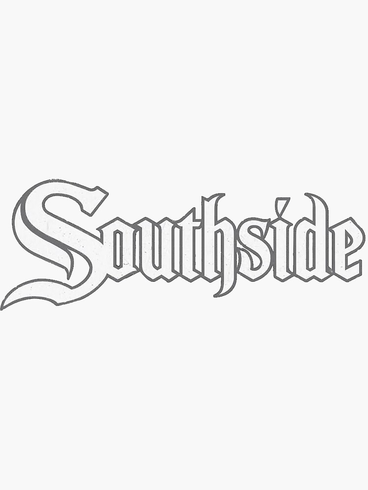 "Southside White Sox" Sticker for Sale by jacobter64 | Redbubble
