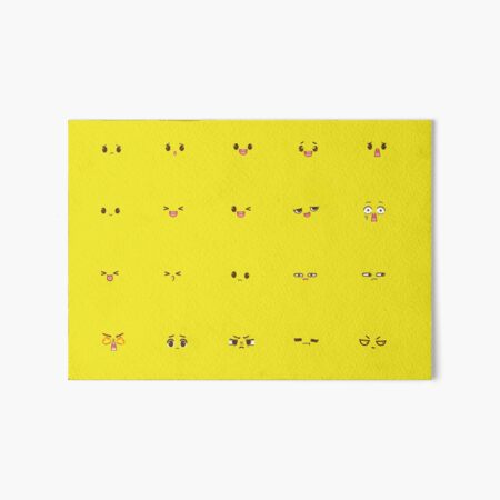 "Funny ascii Emoji pack" Art Board Print by TrexStudio | Redbubble