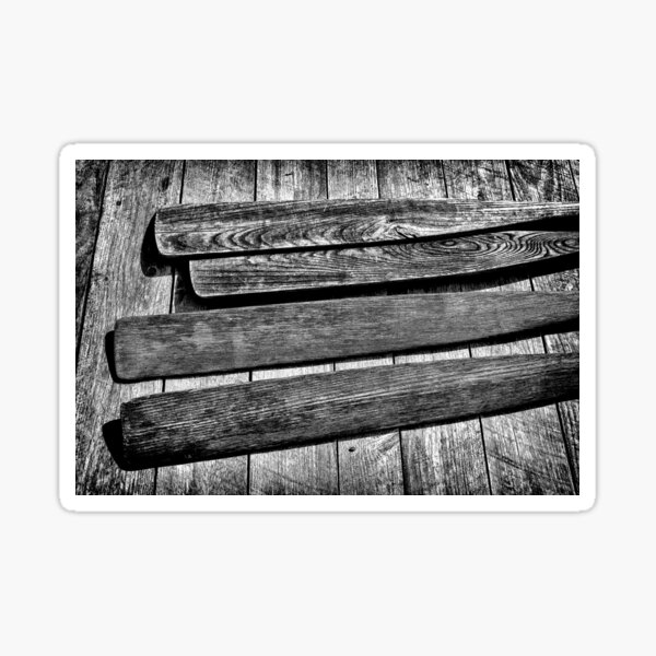"Four Oars B&W" Sticker for Sale by JoeGeraci | Redbubble