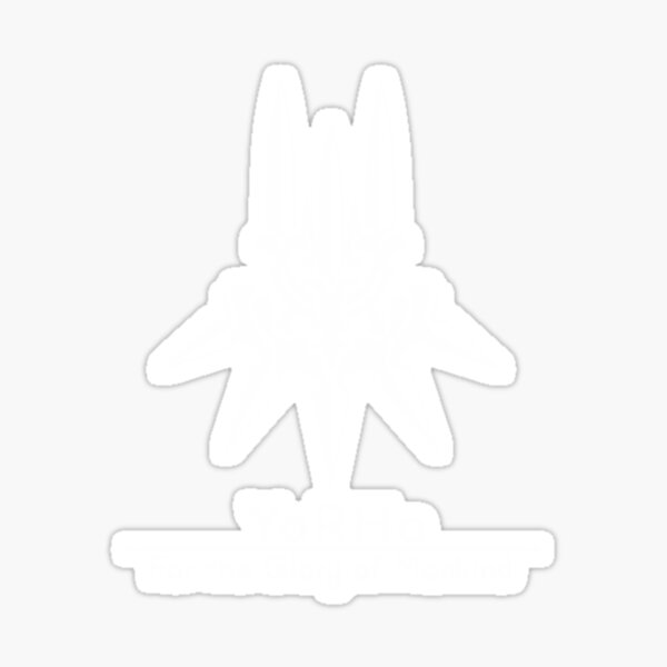 "YoRHa" Sticker by DaniJame | Redbubble