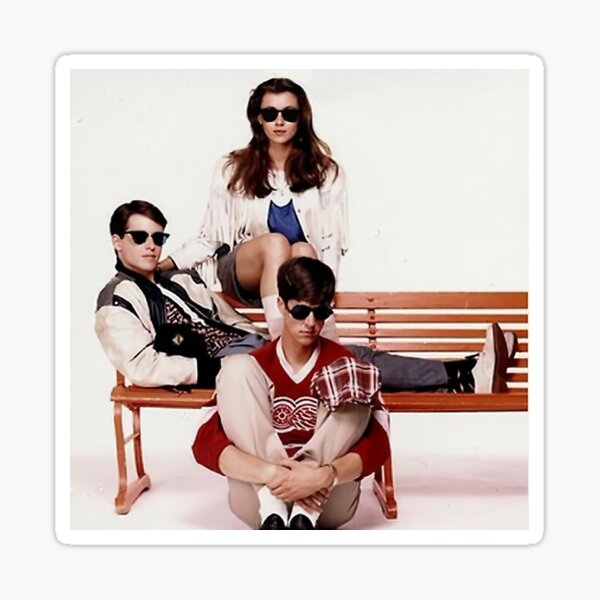 "Ferris Bueller's Day Off - " Sticker for Sale by zainallor | Redbubble