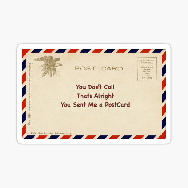 "Postcard" Sticker for Sale by AriMich920 | Redbubble