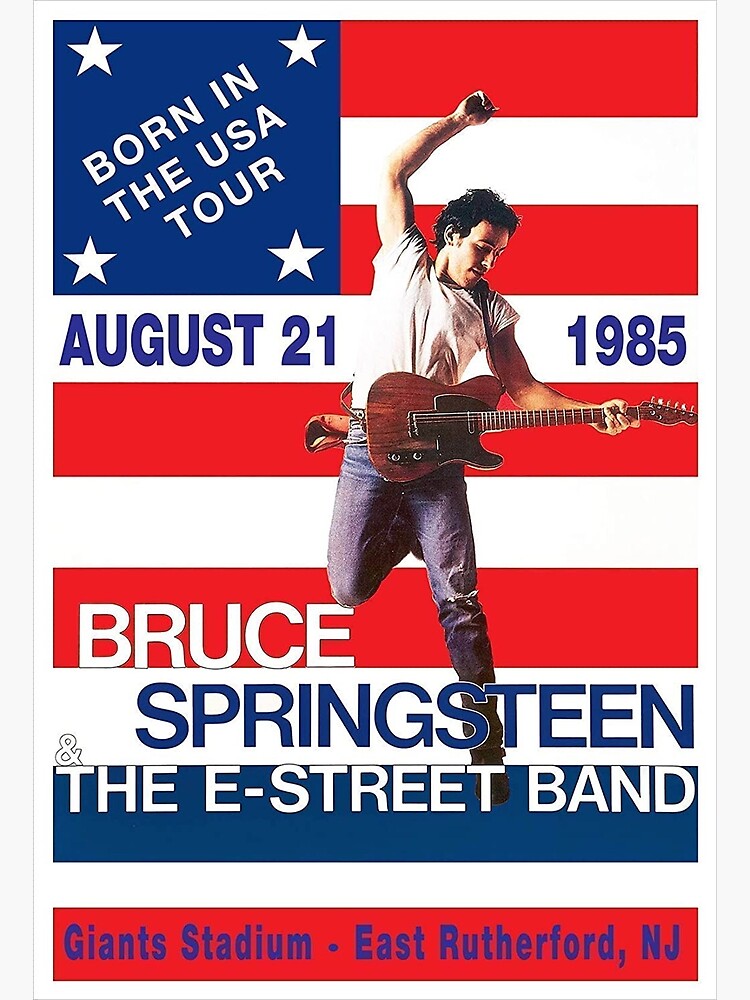 Flag Springsteens Poster Premium Matte Vertical Poster Designed & Sold ...