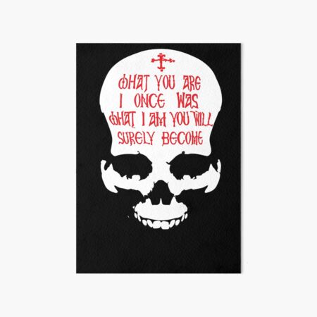 "Orthodox Christian Skull inscription" Art Board Print for Sale by ...