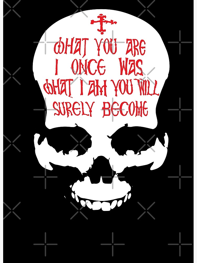"Orthodox Christian Skull inscription" Poster for Sale by LevonSan ...