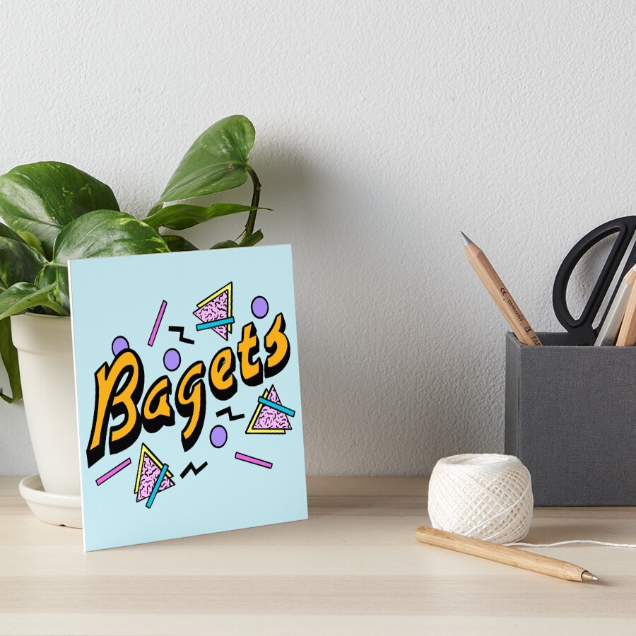 "BAGETS 80S 90S RETRO PINOY SHIRT CAP HAT" Art Board Print by aydapadi ...