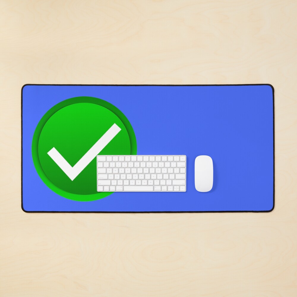 "Green Check Mark" Sticker for Sale by Symbolical | Redbubble