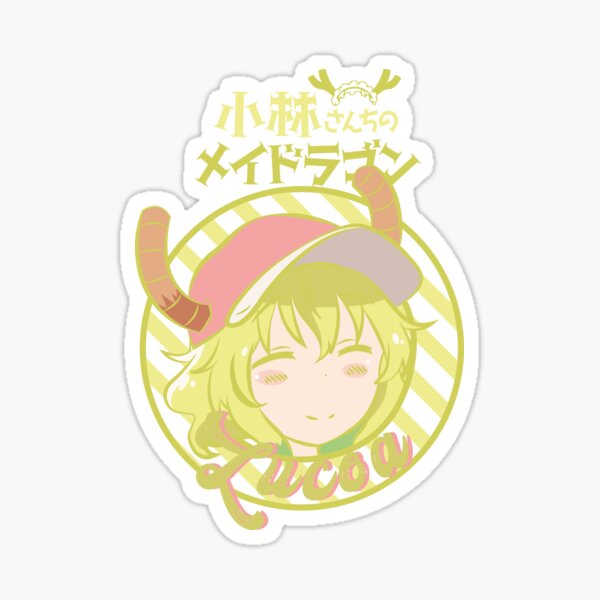 "MISS KOBAYASHI'S DRAGON MAID: LUCOA" Sticker for Sale by FunGangStore ...
