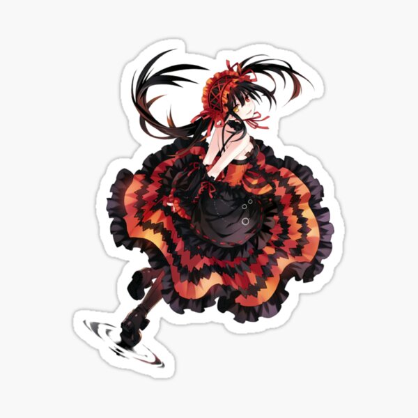 "Kurumi Tokisaki" Sticker for Sale by Animearagon | Redbubble
