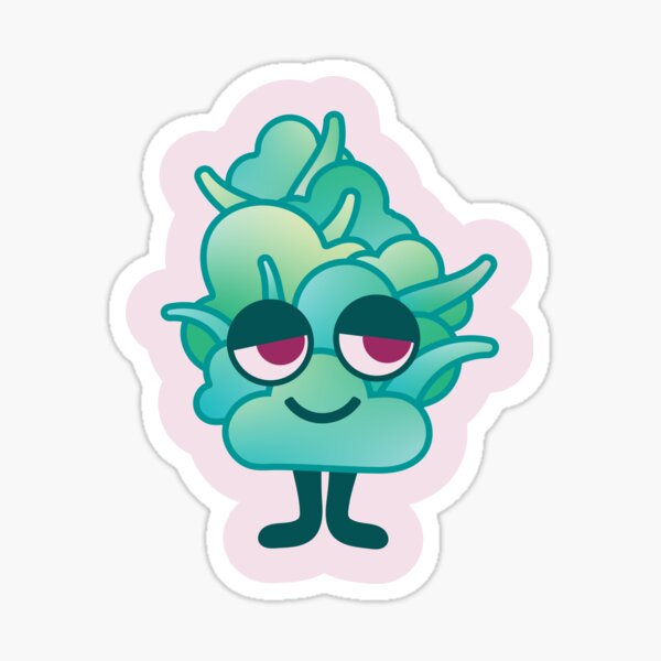 "TikTok Design With Me: Weed Nug Pal" Sticker for Sale by Skywarps ...