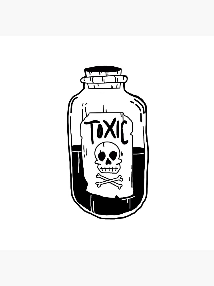 "Toxic" Sticker for Sale by annaalicia | Redbubble