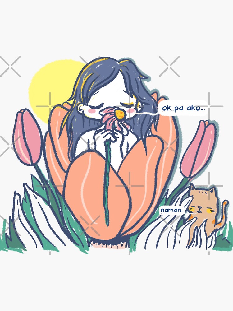 "OKAY PA AKO NAMAN PINOY FILIPINO POSTER" Sticker for Sale by aydapadi ...