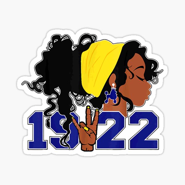 "Women SGRho Sigma-1922 Poodle Gamma-Rho Hand Sign" Sticker for Sale by ...