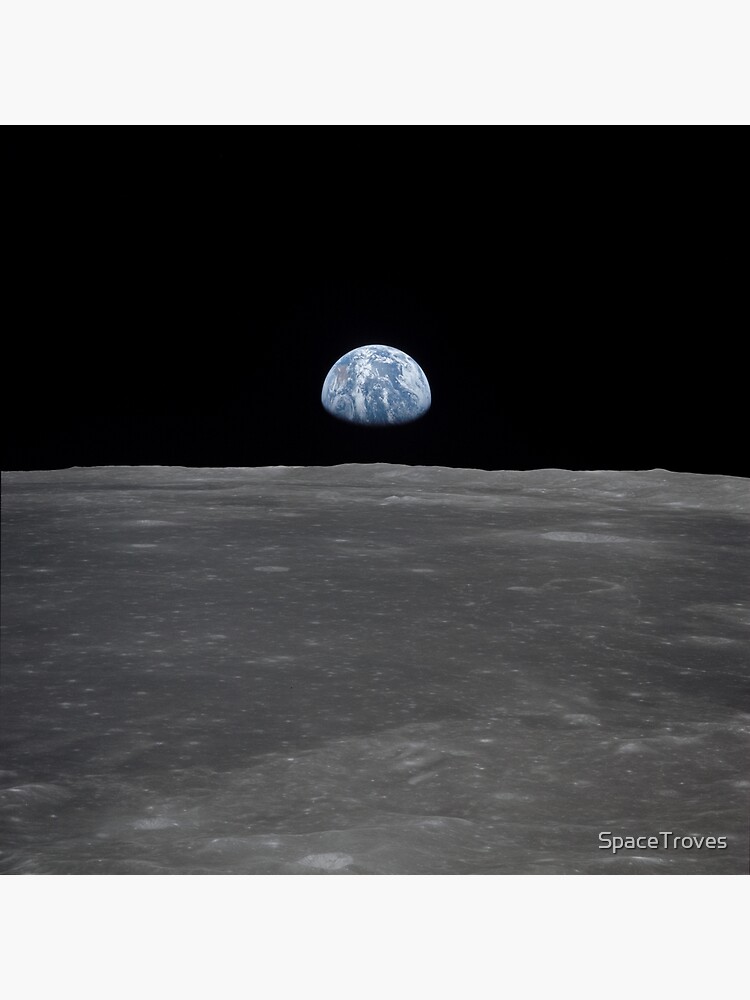 "Earthrise - Apollo 11" Poster for Sale by SpaceTroves | Redbubble