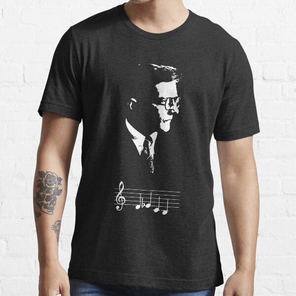 "Dmitri Shostakovich DSCH motif musical notes T-Shirt" T-shirt for Sale ...