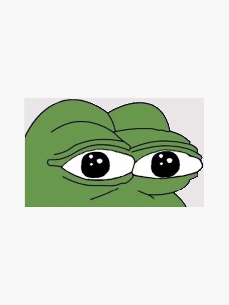 "Pepe Eyes" Sticker for Sale by CryptoScape | Redbubble