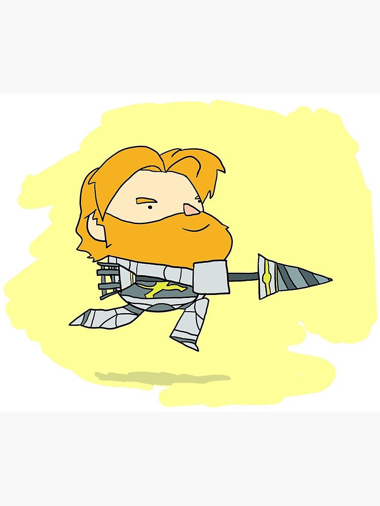 "Brawlhalla - Sir Roland" Art Print for Sale by Clunse | Redbubble
