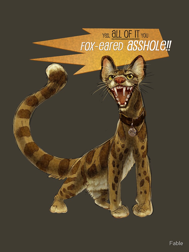 "Babou" T-shirt for Sale by Fable | Redbubble | babou t-shirts - ocelot ...