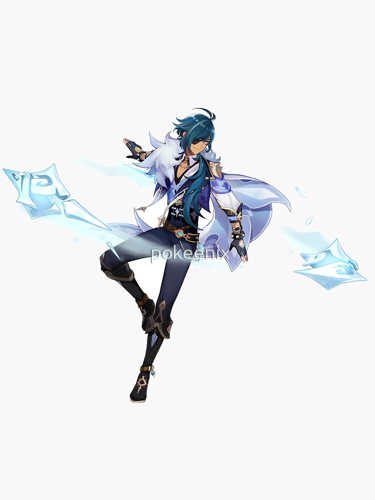 "Genshin Impact Kaeya Splash Sticker" Sticker for Sale by pokeenix ...