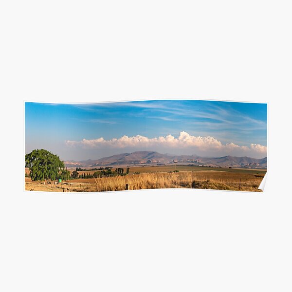 "South Africa Rural Landscape Panorama" Poster by PCB1981 | Redbubble
