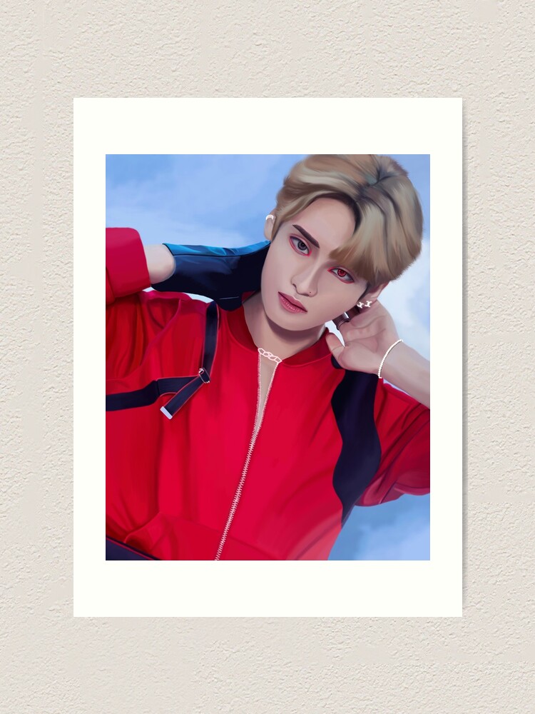 "Lee Know | Stray Kids" Art Print for Sale by Ahgahozzy | Redbubble